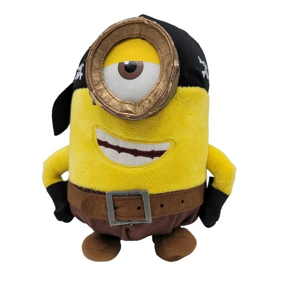 Universal | Toys | Despicable Me Stuart Pirate Minion Plush 1 Bandana ...